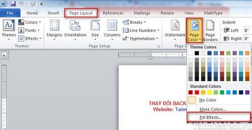Word Change The Background In Word 2013 2010