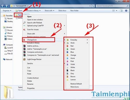 (Giveaway) Nhận ngay bản quyền FolderIco, đổi màu folder máy tính