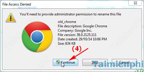Hạ phiên bản Chrome 39 xuống Chrome 38 tránh lỗi giao diện