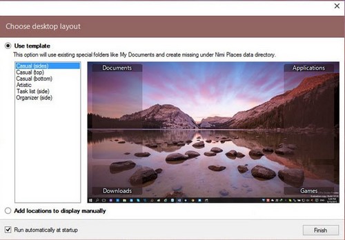 Download Nimi Places 2015.5.10 - Sắp xếp màn hình Desktop của Windows