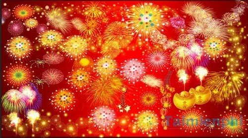 Bộ ảnh vector tuyệt đẹp Tết 2017