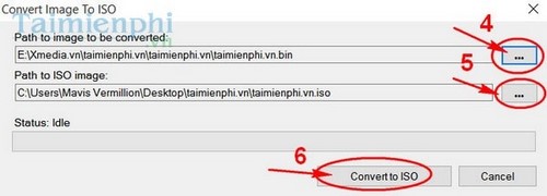 Chuyển đổi định dạng bin/cue sang iso với cdburnerxp