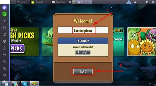 Chơi Plants Vs Zombies 2 Trên PC Bằng Bluestacks