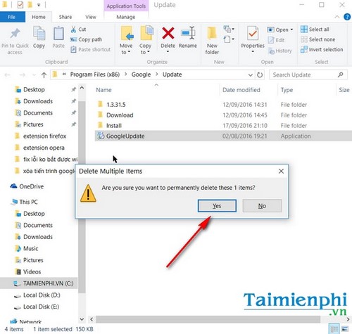 Cách xóa tiến trình GoogleUpdate.exe trong Google Chrome trên Windows