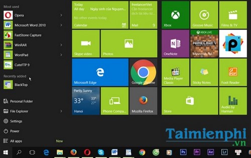 Tự đổi màu theme Windows 10 theo hình nền máy tính