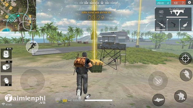Cách sử dụng Loadout trong Free Fire