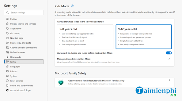 Microsoft Edge 90 Beta bổ sung chế độ Kids Mode, bảo vệ trẻ em