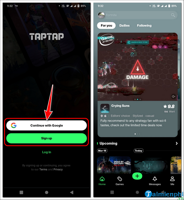 Cách tải TapTap APK cho Android, iPhone và PC