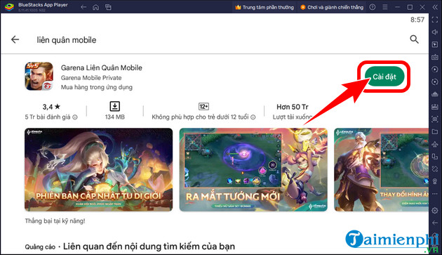 Cách tải Liên Quân Mobile cho PC bằng phần mềm giả lập