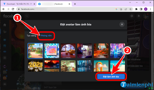 Create Stunning Facebook Cover Photos Using Avatars on Your Phone or ...