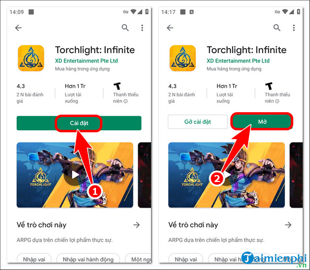 Cách tải và chơi Torchlight Infinite trên điện thoại Android, iOS