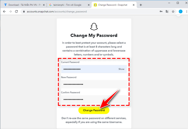 How to Change Your Snapchat Password on Computer