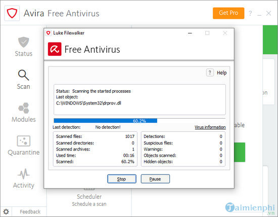 Cách cài Avira, setup Avira Free Antivirus 2020, phần mềm diệt virus c