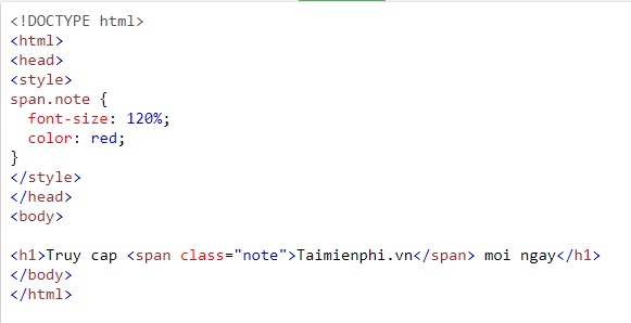 Thuộc tính class trong HTML, tìm hiểu cú pháp, cách sử dụng