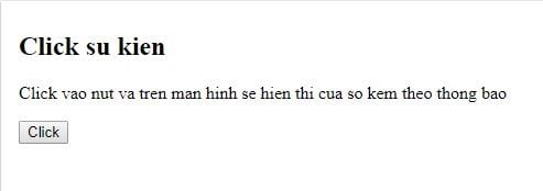 JavaScript trong HTML, cú pháp và ví dụ minh họa