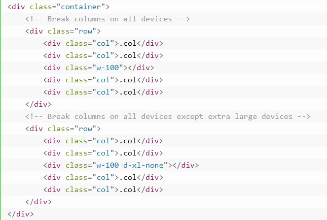 Học Grid System trong Bootstrap, cú pháp và ví dụ minh họa