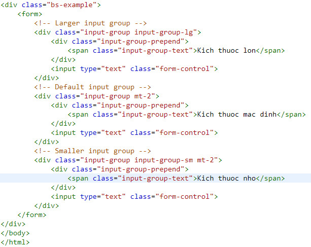 C ch S D ng Input Group Trong Bootstrap Chi Ti t