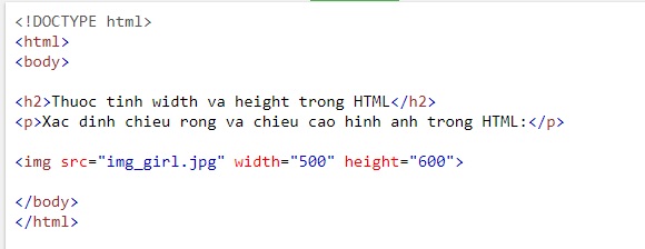 Thuộc tính trong HTML, các thẻ href, src, alt, style
