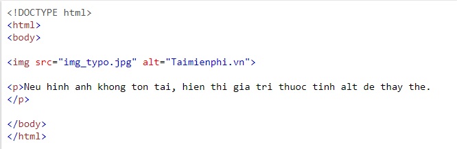 Thuộc tính trong HTML, các thẻ href, src, alt, style