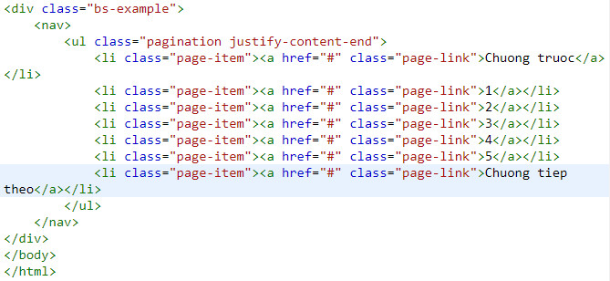 Pagination trong Bootstrap, cách tạo và sử dụng
