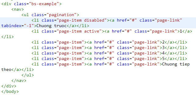 Pagination trong Bootstrap, cách tạo và sử dụng
