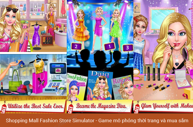 Top game mua sắm, shopping trên điện thoại