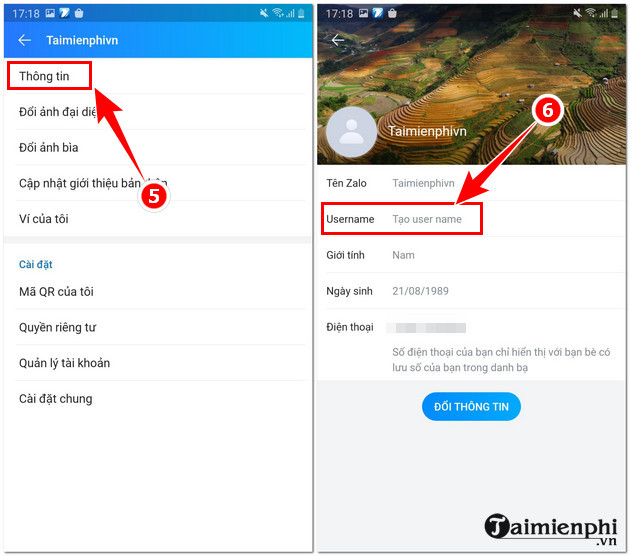 Cách tạo ID Zalo, xem Username Zalo trên điện thoại cực đơn giản