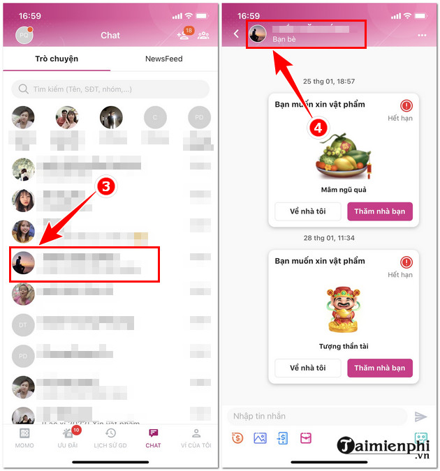 Cách xóa bạn bè trên MoMo nhanh chóng bằng điện thoại