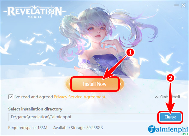Cách tải, cài và chơi Revelation Thiên Dụ trên PC nhanh chóng