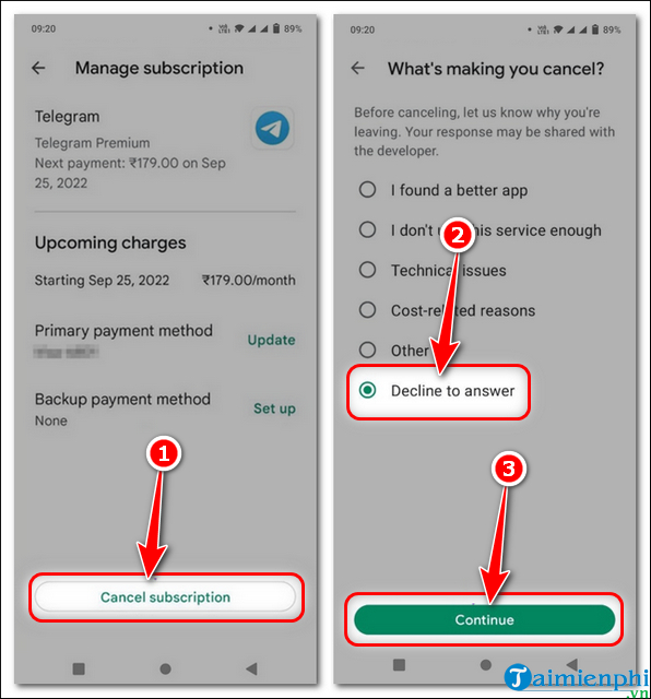 Cách đăng ký, hủy Premium Telegram trên điện thoại, máy tính đơn giản