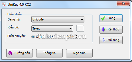 Cách cài Unikey trên máy tính PC Win 11/10/8.1/7/XP, Setup Unikey phần