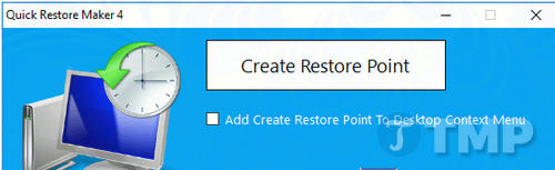 3 công cụ quản lý các điểm khôi phục hệ thống (System Restore Point) t