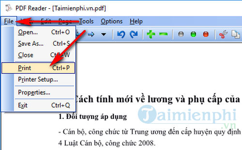Cách sử dụng PDF Reader for Windows 7, đọc file PDF trên Win 7