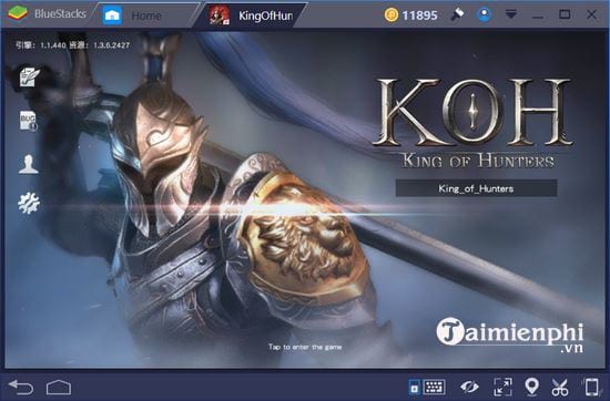 Hướng dẫn chơi King Of Hunters trên PC qua giả lập android BlueStacks