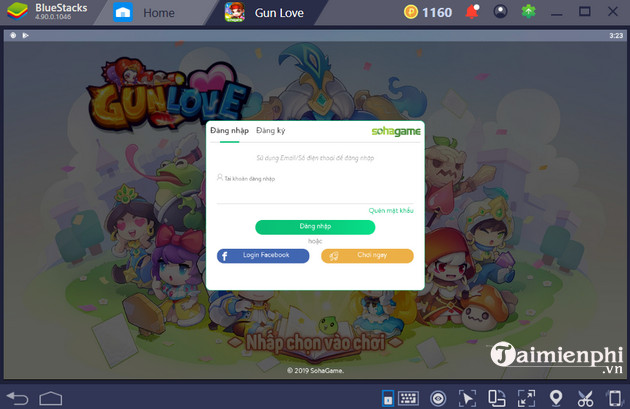 Hướng dẫn tải và chơi game Gun Love trên máy tính bằng giả lập android
