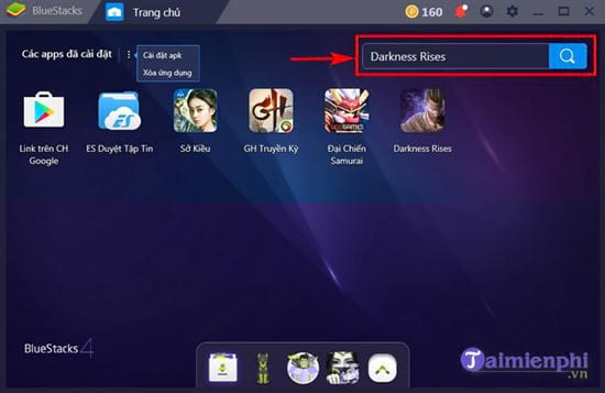 Cách tìm và tải ứng dụng, game trên Bluestacks
