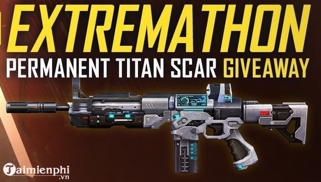 Cách nhận miễn phí skin Titan SCAR trong Free Fire