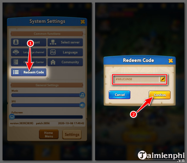 Code Mega Champions, cách nhận và nhập giftcode trong game