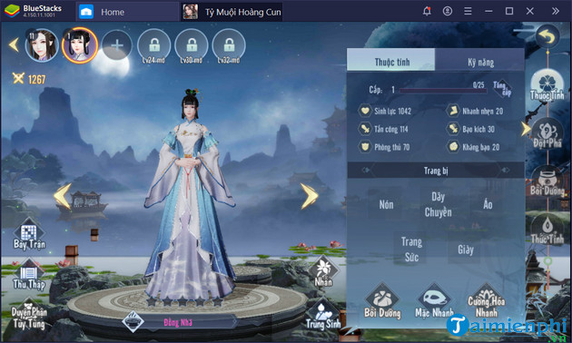 Hướng dẫn chơi game Tỷ Muội Hoàng Cung trên máy tính bằng giả lập andr