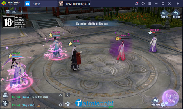 Hướng dẫn chơi game Tỷ Muội Hoàng Cung trên máy tính bằng giả lập andr