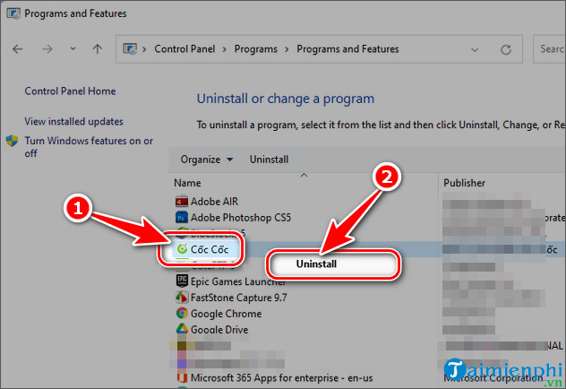 Cách gỡ cài đặt phần mềm, ứng dụng trên Windows 11 chi tiết