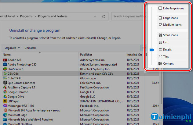 Cách gỡ cài đặt phần mềm, ứng dụng trên Windows 11 chi tiết