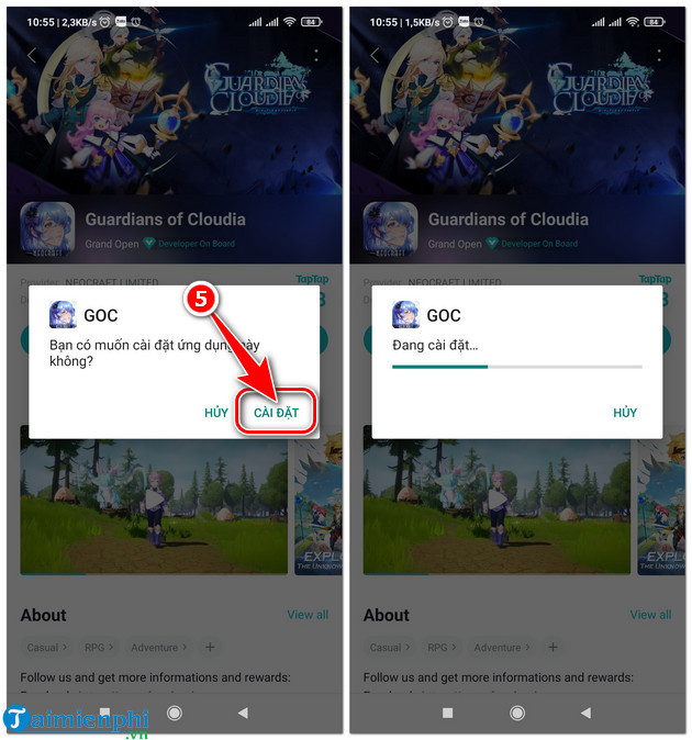 Cách tải và chơi Cloud Song VNG bản Quốc Tế