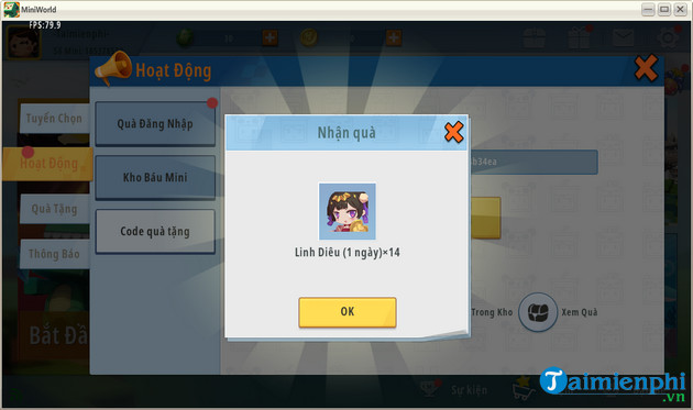 Full Code Mini World mới nhất 2022, nhập Code Mini World Block Art nhậ