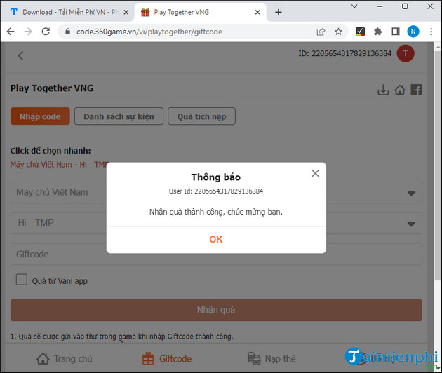 Full Code Play Together VNG tháng 11/2022 mới nhất