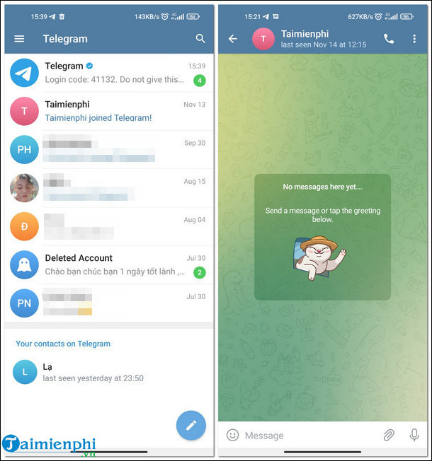 Hướng dẫn cài Telegram APK trên điện thoại Android
