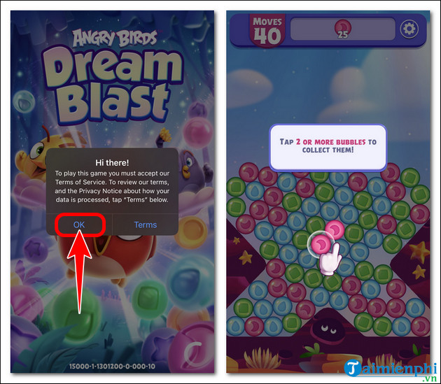 Cách tải và chơi Angry Birds Dream Blast trên Android, iOS nhanh chóng