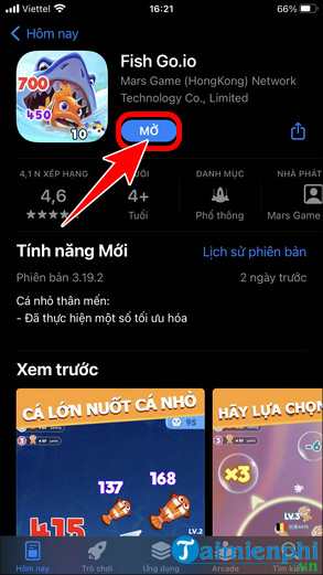 Cách tải và chơi Fish Go.io trên Android, iOS