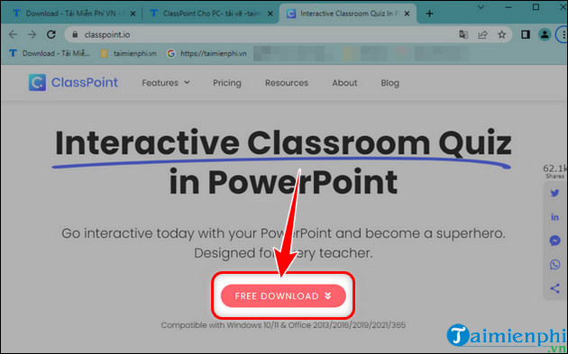 Cách tải và sử dụng ClassPoint trên máy tính PC